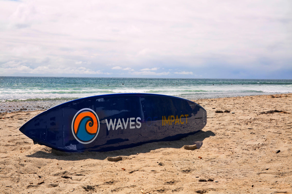 Waves Of Impact Custom Tandem Surfbioard – BruSurf