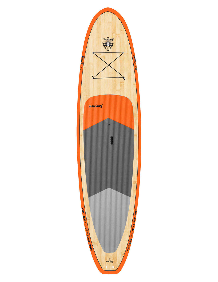 Midsummer Sale Bamboo SUP + Paddle – BruSurf